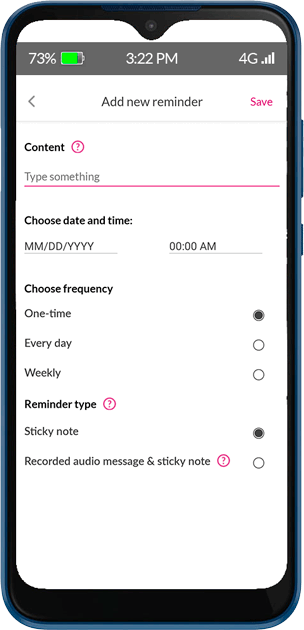 RAZ Memory Cell Phone | Easy-to-use phone for seniors with dementia