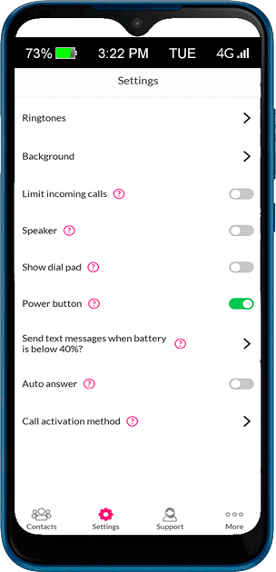 RAZ Memory Cell Phone | Easy-to-use phone for seniors with dementia
