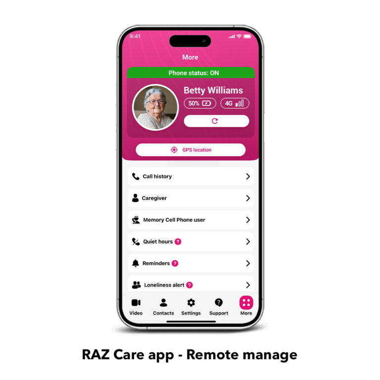 Memory Cell Phone for Seniors with Memory Loss (Verizon, AT&T, T-Mobile ...