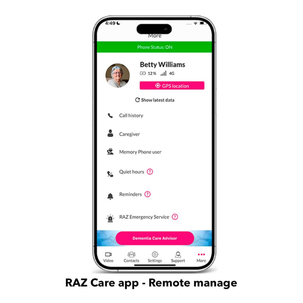 Memory Cell Phone for Seniors with Memory Loss (Verizon, AT&T, T-Mobile ...